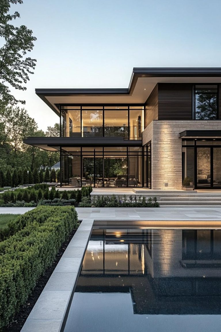 77 Modern House Facade Designs That Stand Out