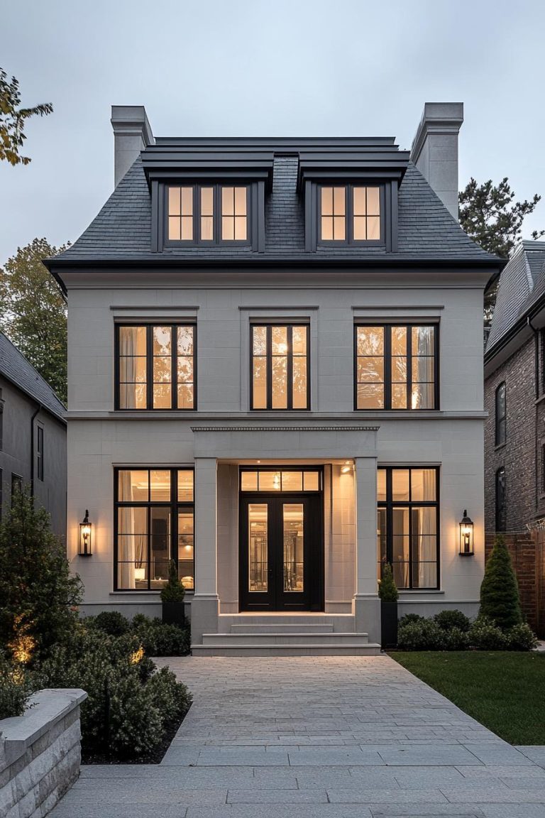 84 Modern French Home Exteriors With Timeless Elegance