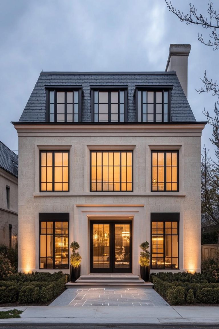 84 Modern French Home Exteriors With Timeless Elegance