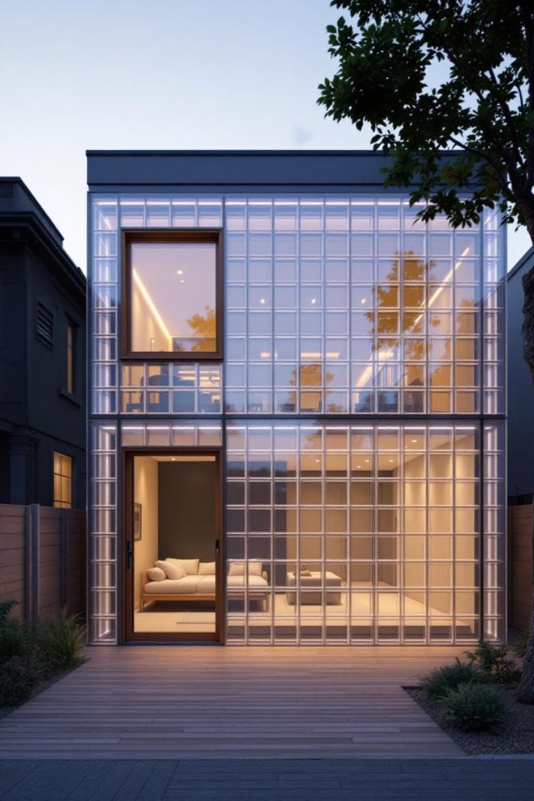 57 Glass Block Facade Houses That Redefine Modern Style
