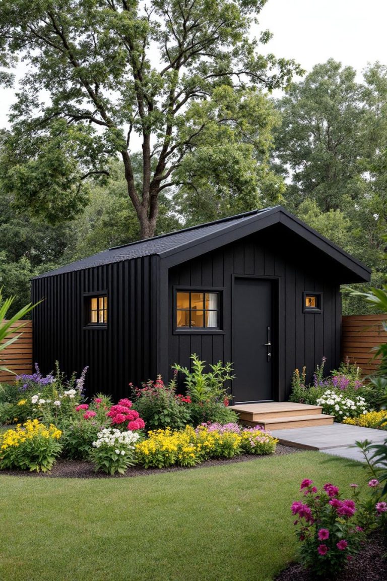 46 Bold Black Cottages That Prove Dark Can Be Cozy