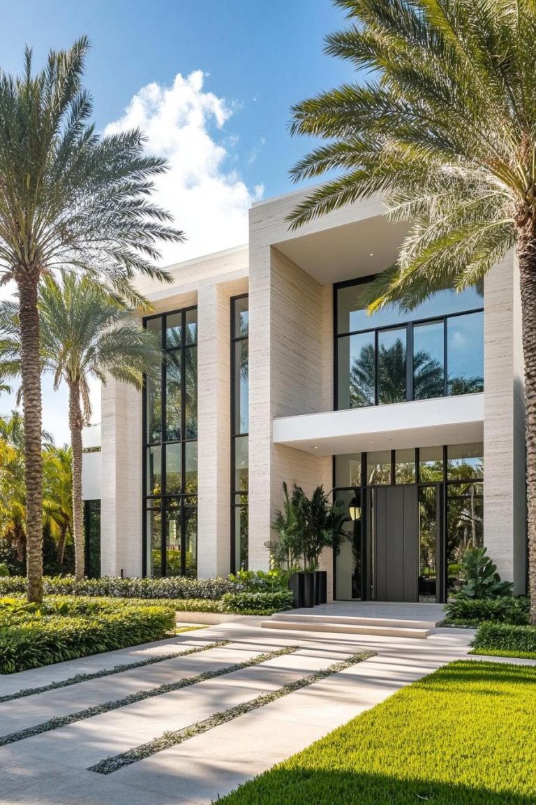 65 Modern Classic Villa Exterior Designs Showcasing Architectural ...