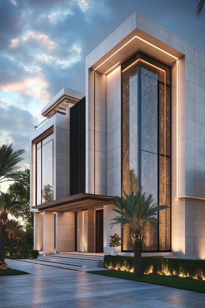 65 Modern Classic Villa Exterior Designs Showcasing Architectural ...