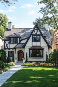 73 Dreamy Tudor Cottages with Half-Timbered Beauty
