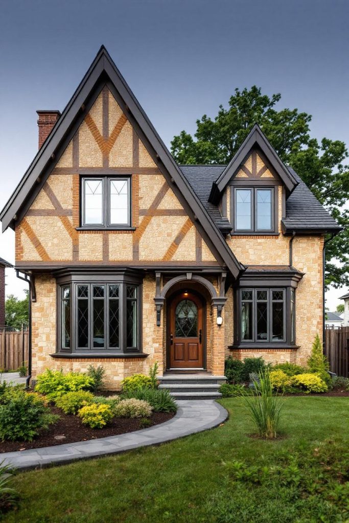 73 Dreamy Tudor Cottages with Half-Timbered Beauty