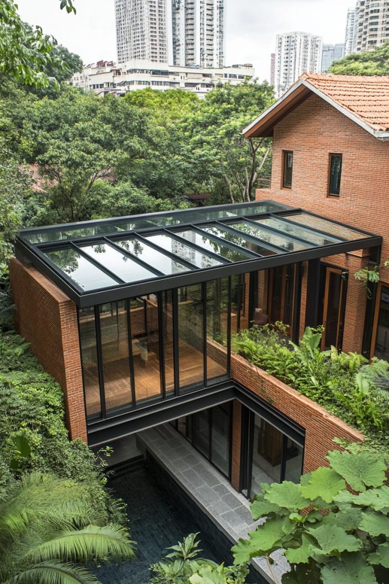 14 Glass Roof Designs That Let the Light In