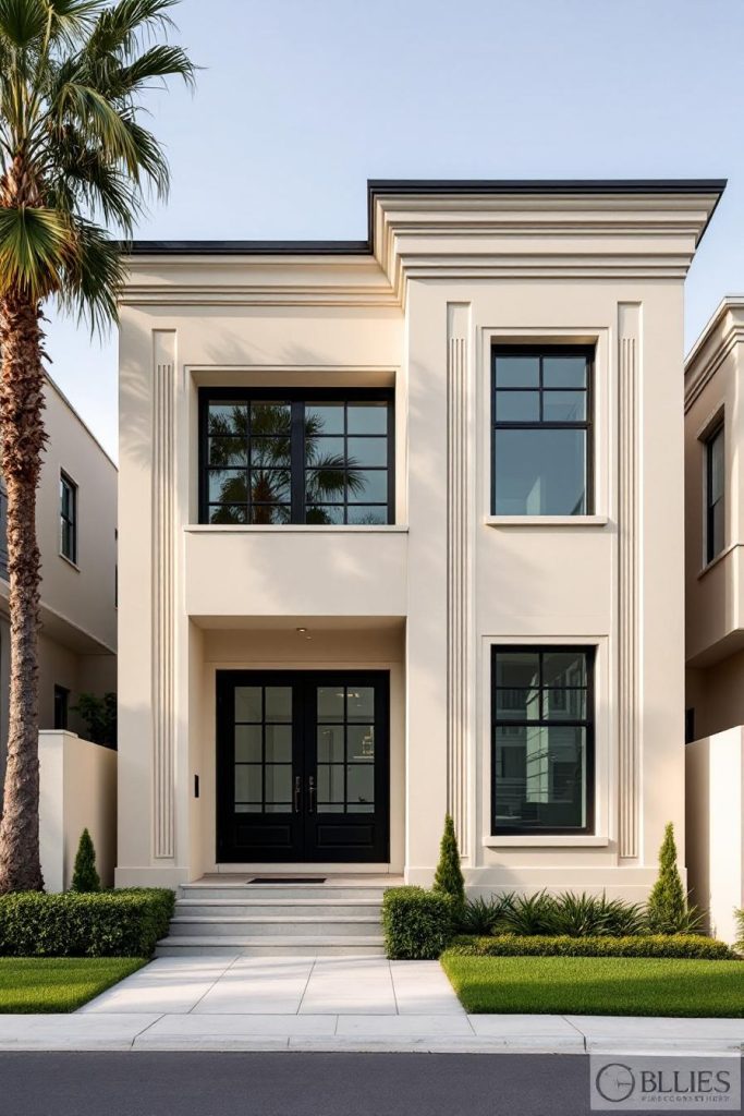 65 Modern Classic Villa Exterior Designs Showcasing Architectural ...