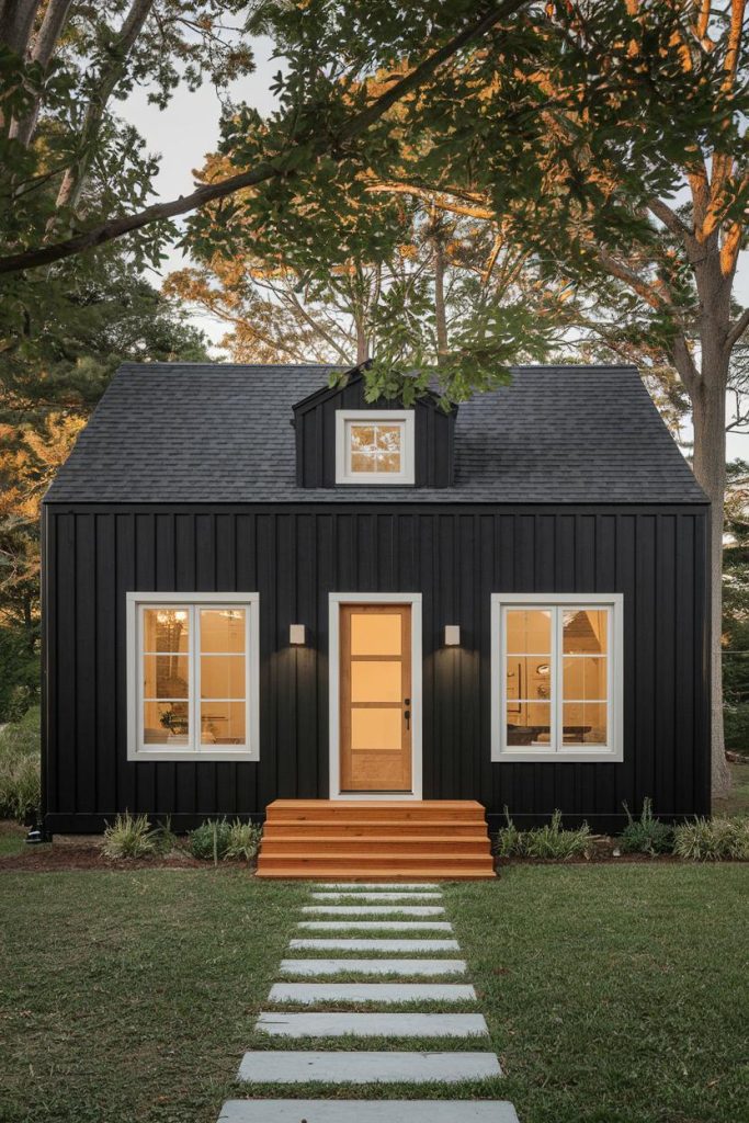 46 Bold Black Cottages That Prove Dark Can Be Cozy