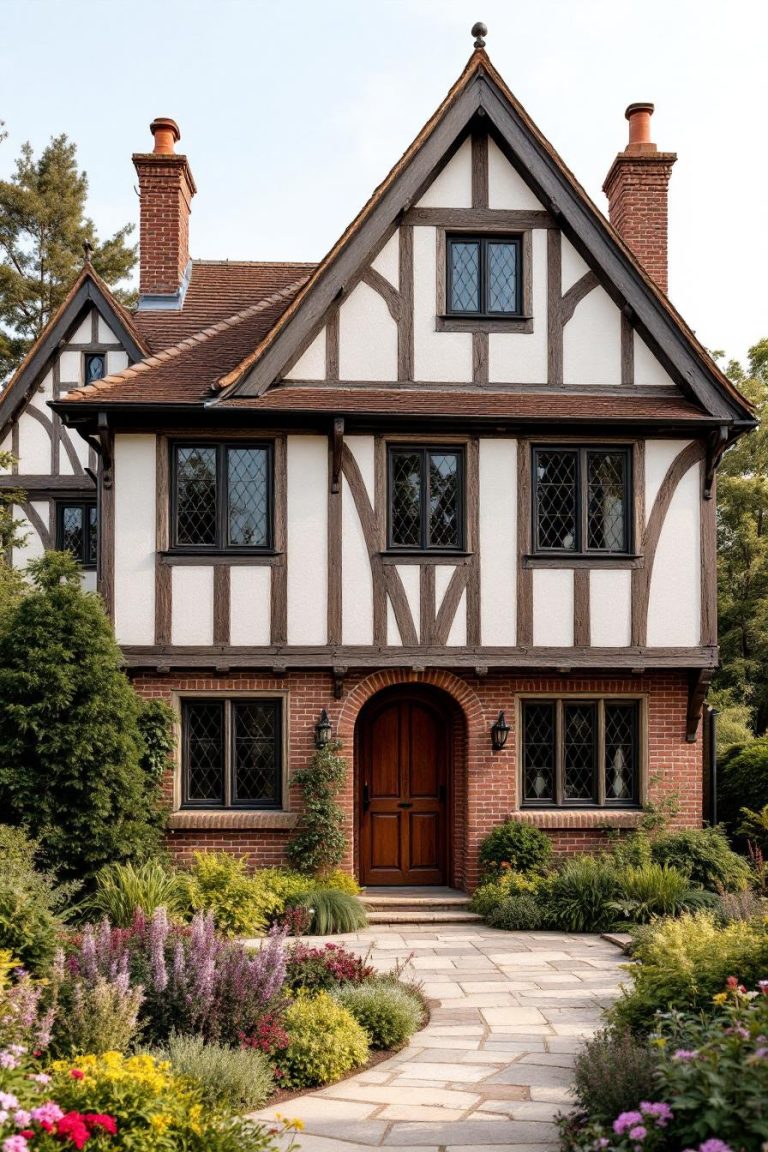 73 Dreamy Tudor Cottages with Half-Timbered Beauty