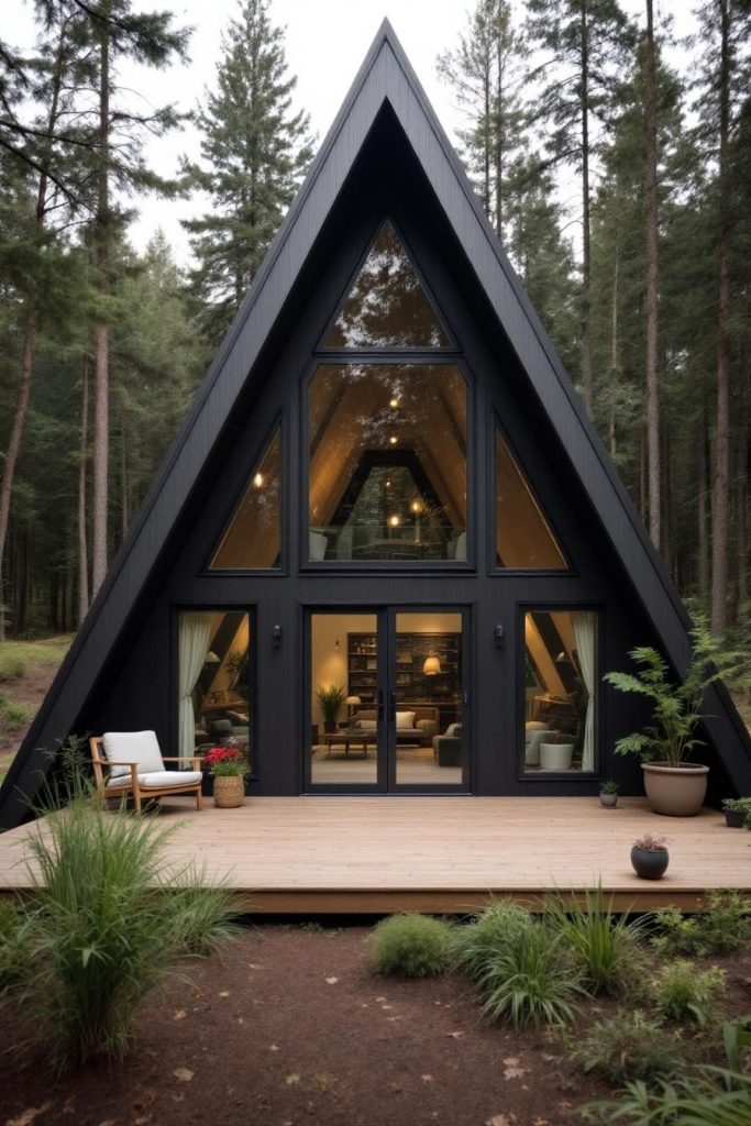 30 A-frame Cottage Designs Blending Adventure and Comfort