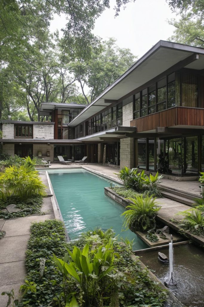 55 Mid Century Modern Mansions That Redefine Retro Glamour