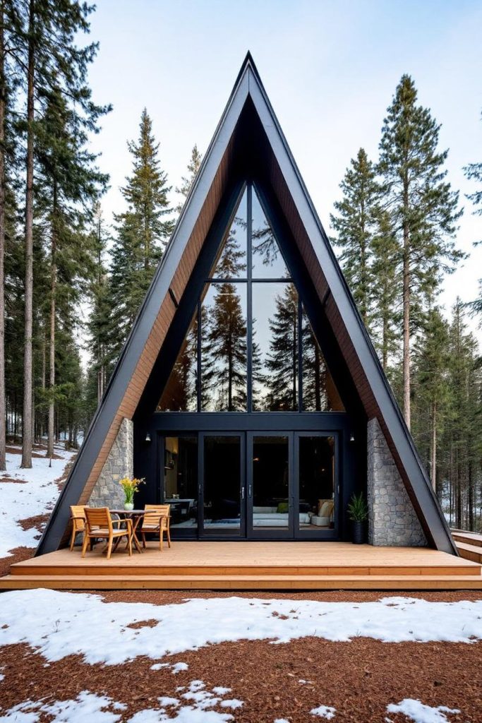 30 A-frame Cottage Designs Blending Adventure and Comfort