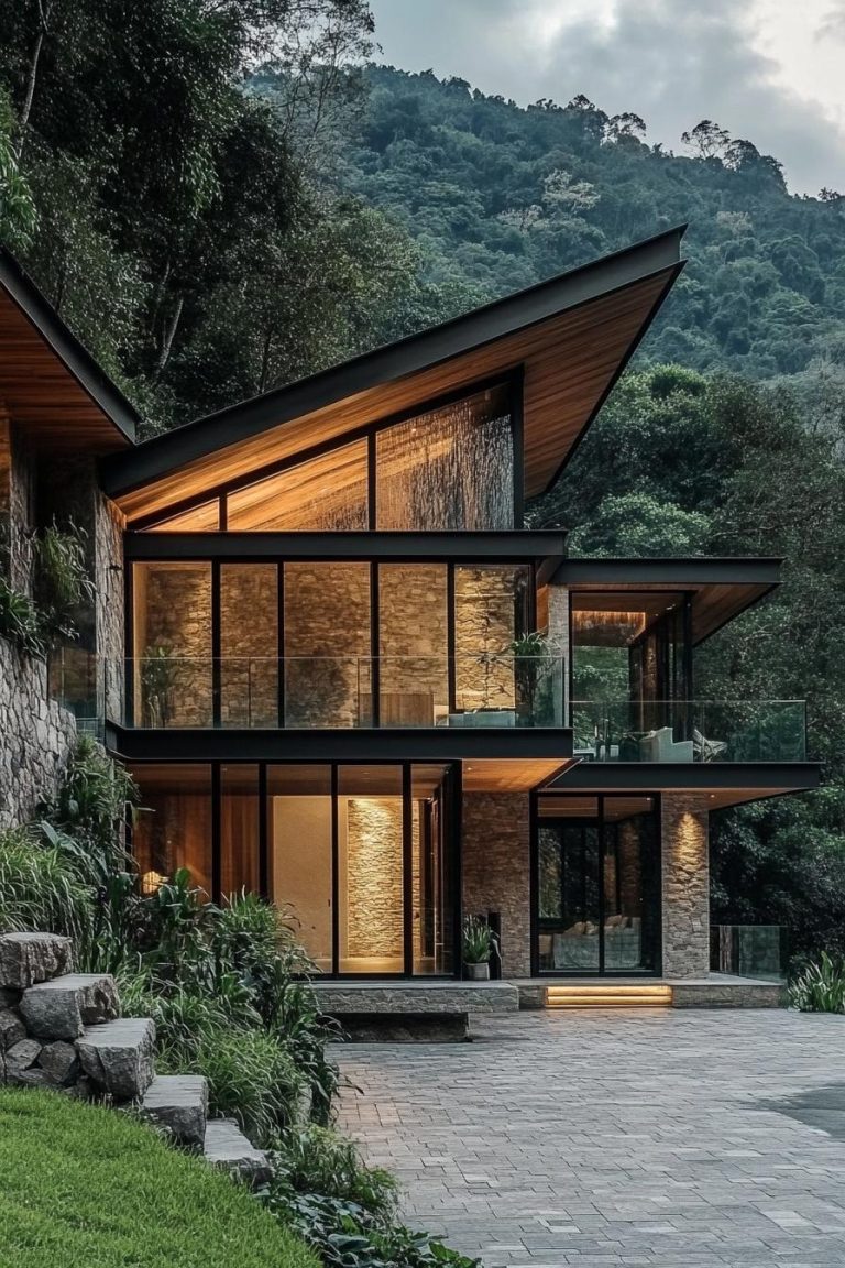 32 Mountain Side Homes Built Into Majestic Slopes