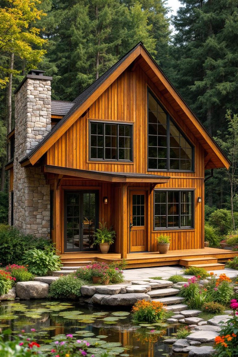 35 Lovely Wooden Cottages Tucked into Nature