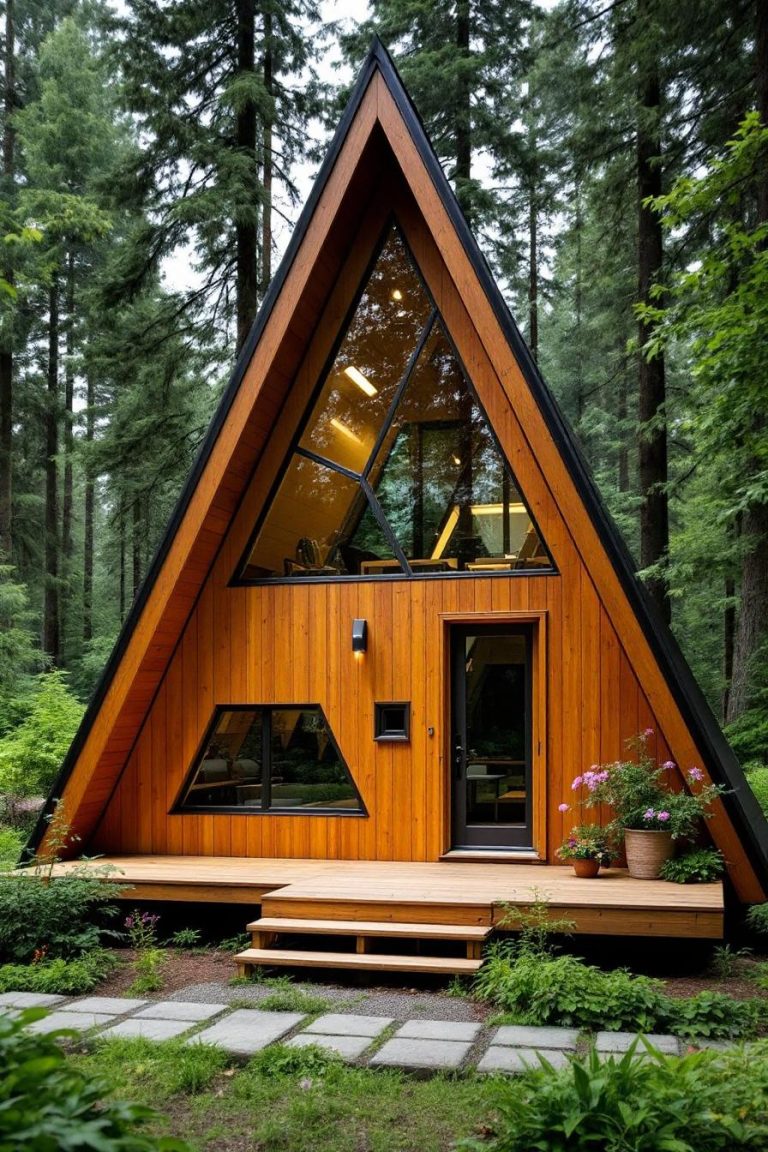 14 Clever A-frame Tiny Houses That Maximize Every Inch