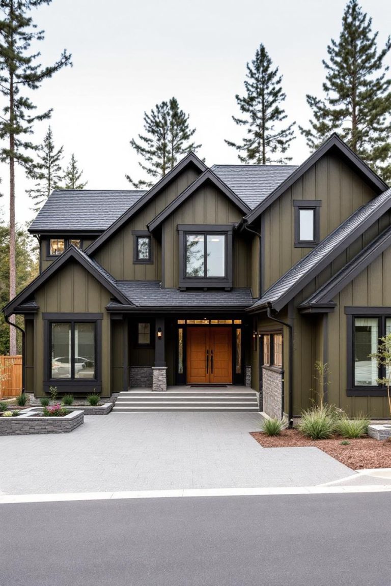 34 Dark House Exterior Designs Wrapped in Deep Rich Tones