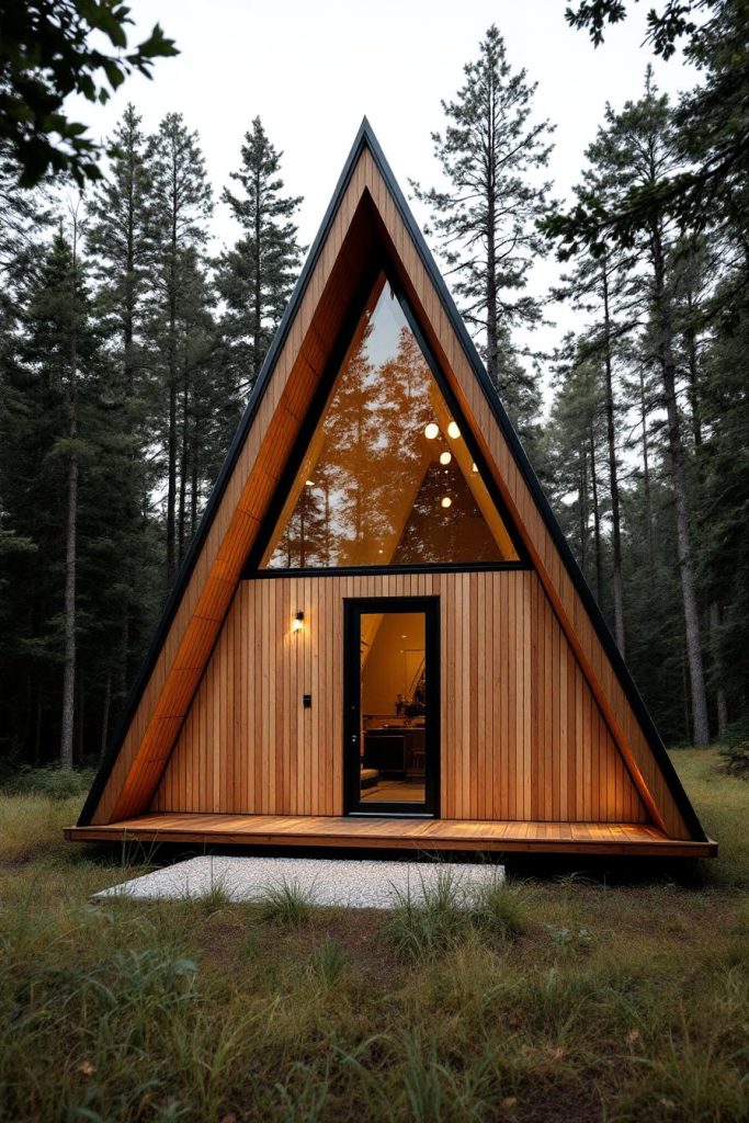 14 Clever A-frame Tiny Houses That Maximize Every Inch