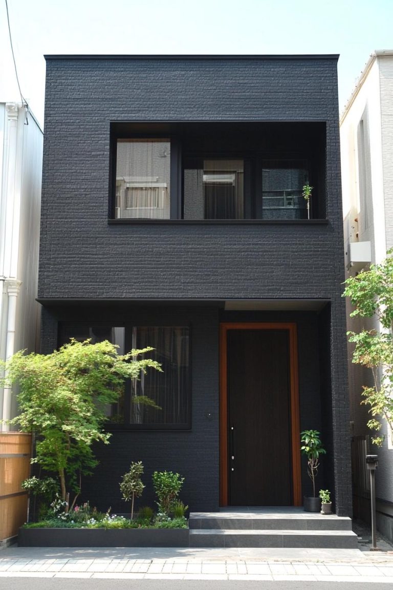 76 Black Brick Houses with Serious Curb Appeal