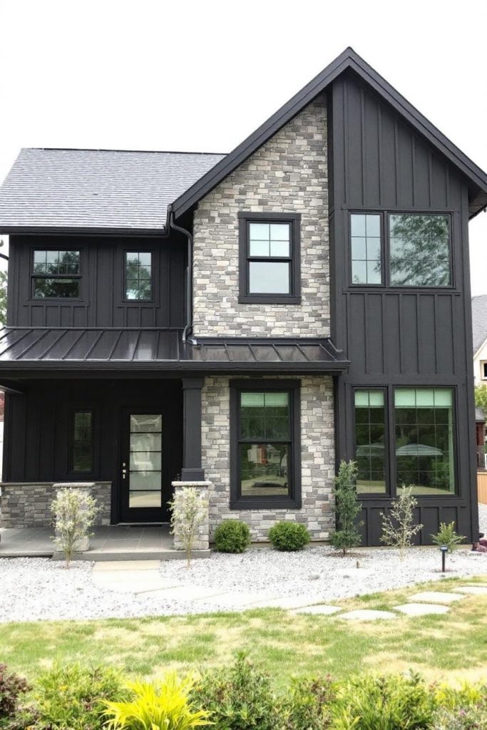34 Dark House Exterior Designs Wrapped in Deep Rich Tones
