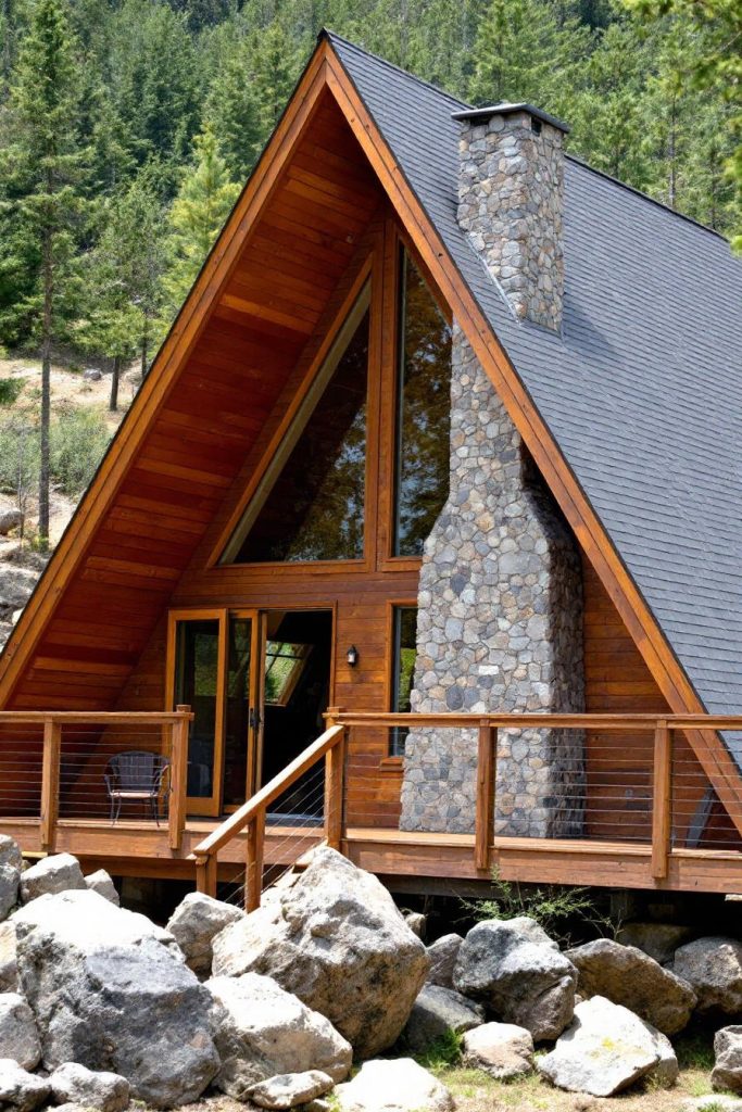 30 A-frame Cottage Designs Blending Adventure and Comfort