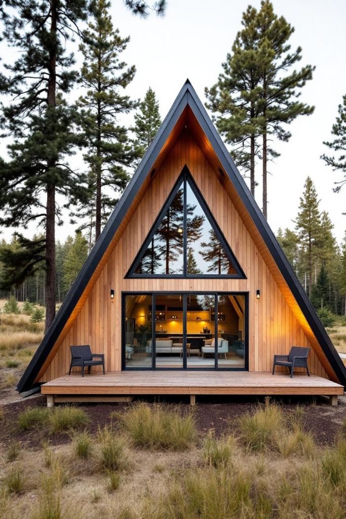 30 A-frame Cottage Designs Blending Adventure and Comfort