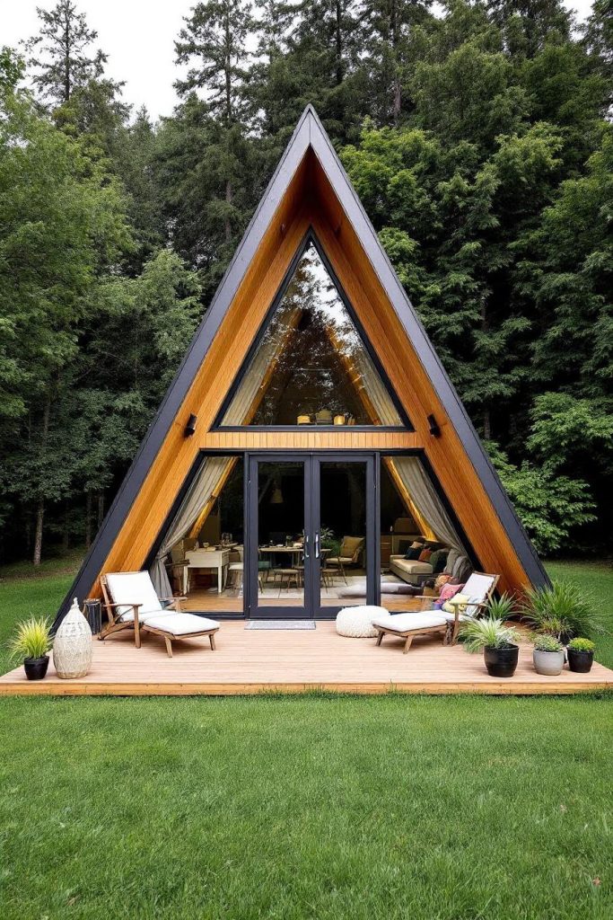 14 Clever A-frame Tiny Houses That Maximize Every Inch