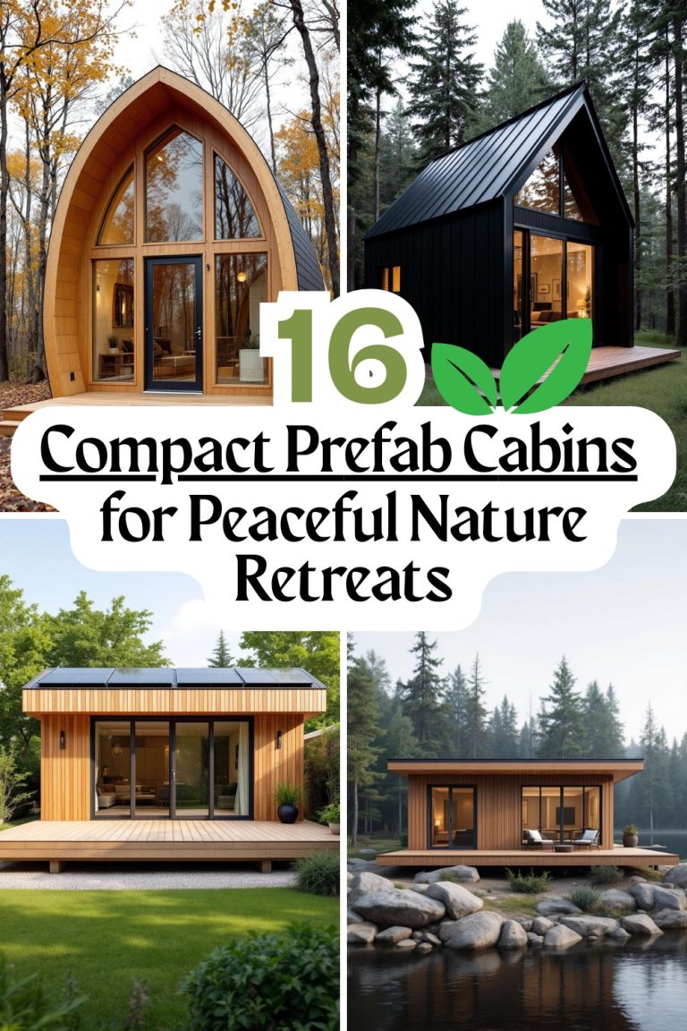16 Compact Prefab Cabins for Peaceful Nature Retreats