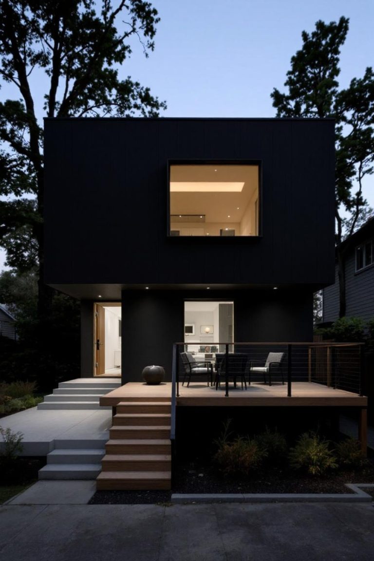34 Dark House Exterior Designs Wrapped in Deep Rich Tones