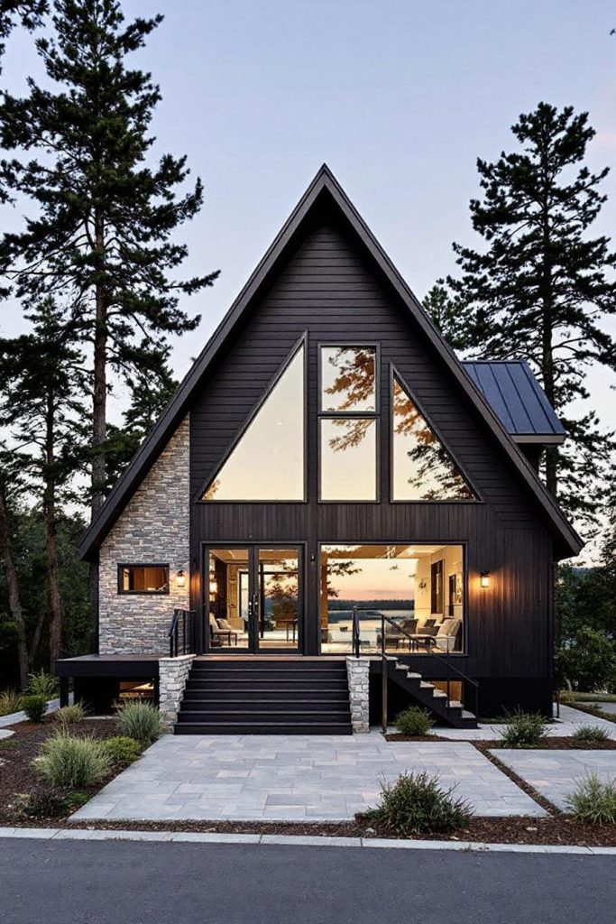 34 Dark House Exterior Designs Wrapped in Deep Rich Tones