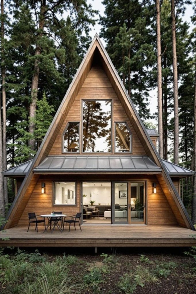 30 A-frame Cottage Designs Blending Adventure and Comfort