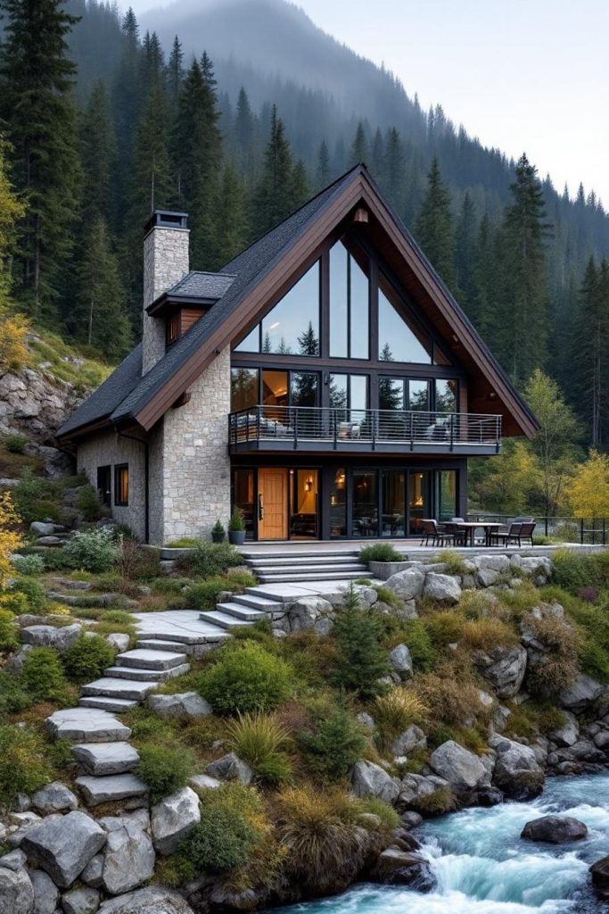 32 Mountain Side Homes Built Into Majestic Slopes
