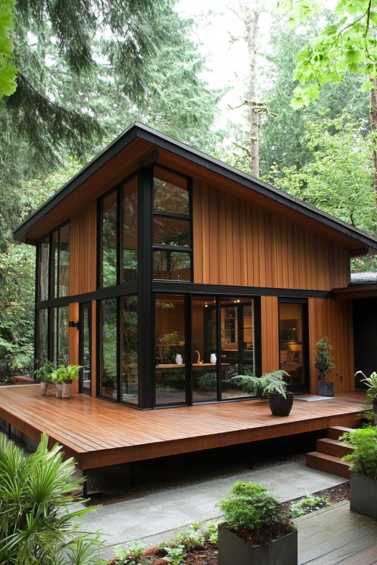 35 Lovely Wooden Cottages Tucked into Nature