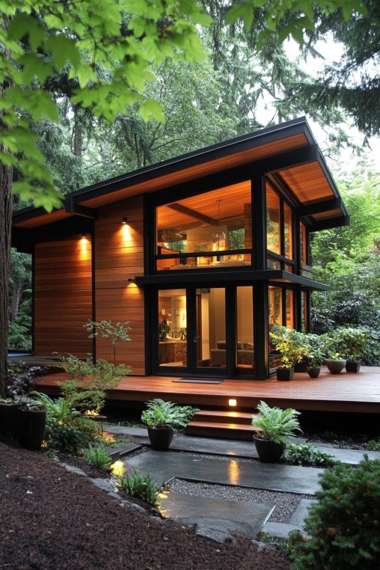 35 Lovely Wooden Cottages Tucked into Nature