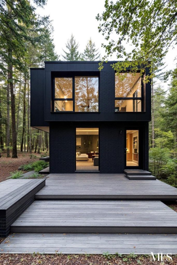34 Dark House Exterior Designs Wrapped in Deep Rich Tones