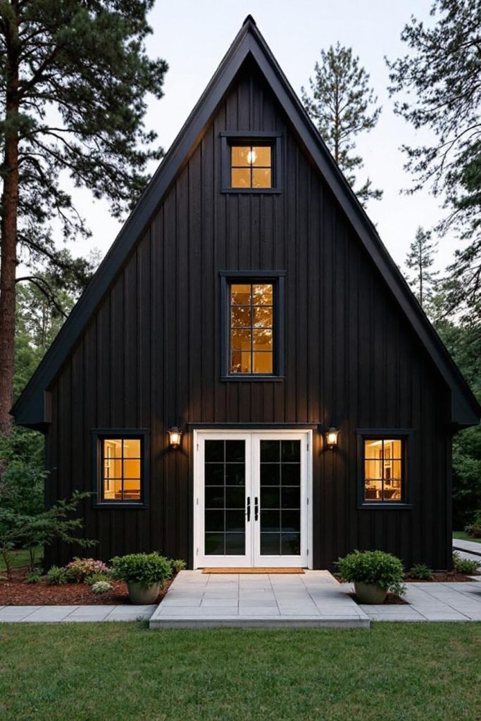 34 Dark House Exterior Designs Wrapped in Deep Rich Tones