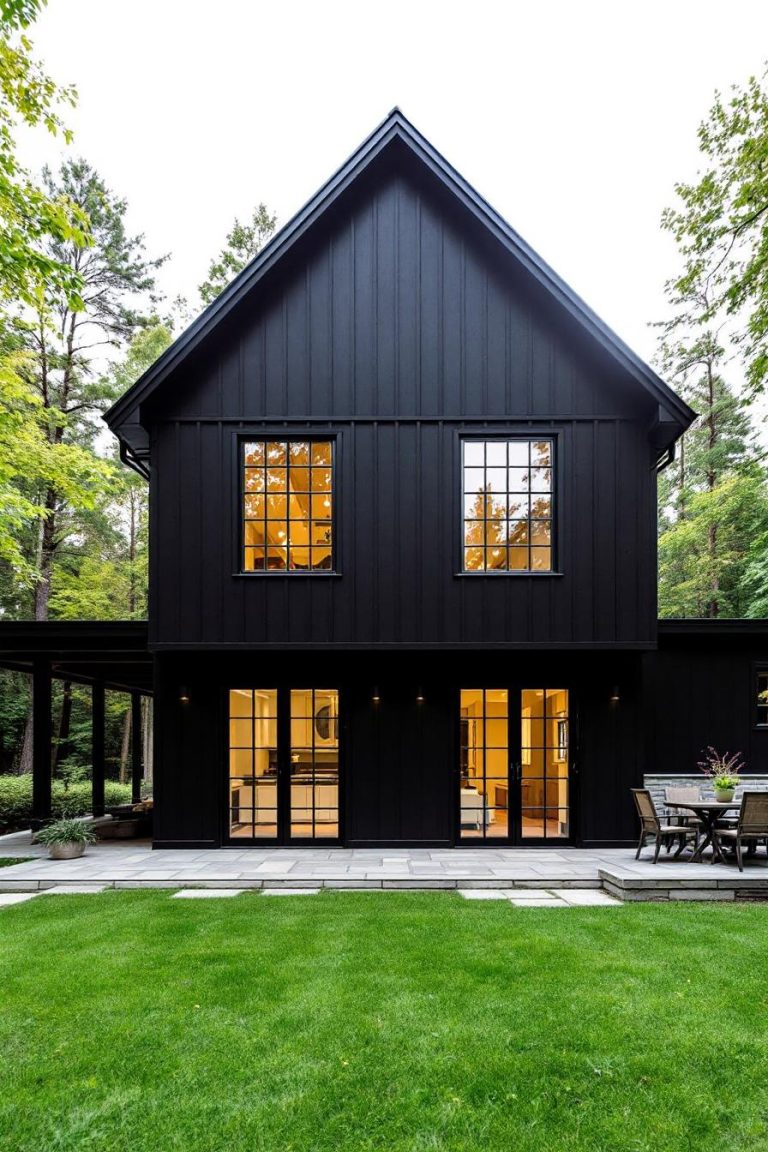 34 Dark House Exterior Designs Wrapped in Deep Rich Tones