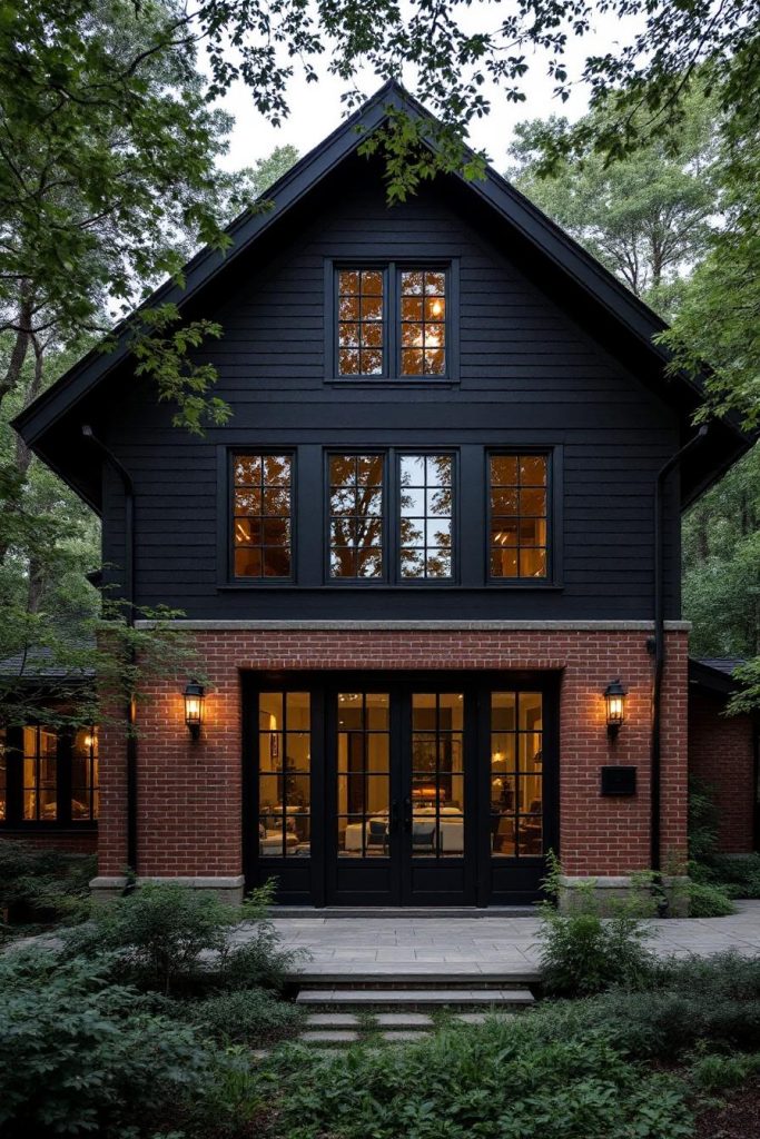 34 Dark House Exterior Designs Wrapped in Deep Rich Tones