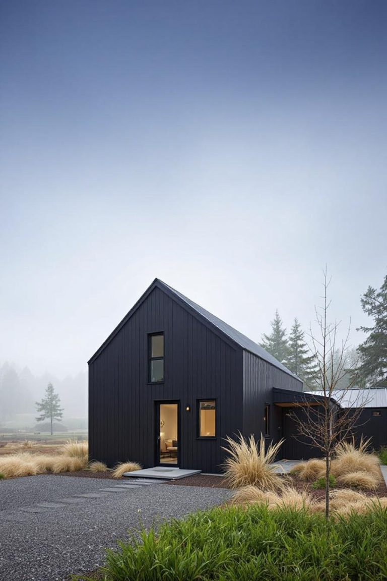 34 Dark House Exterior Designs Wrapped in Deep Rich Tones