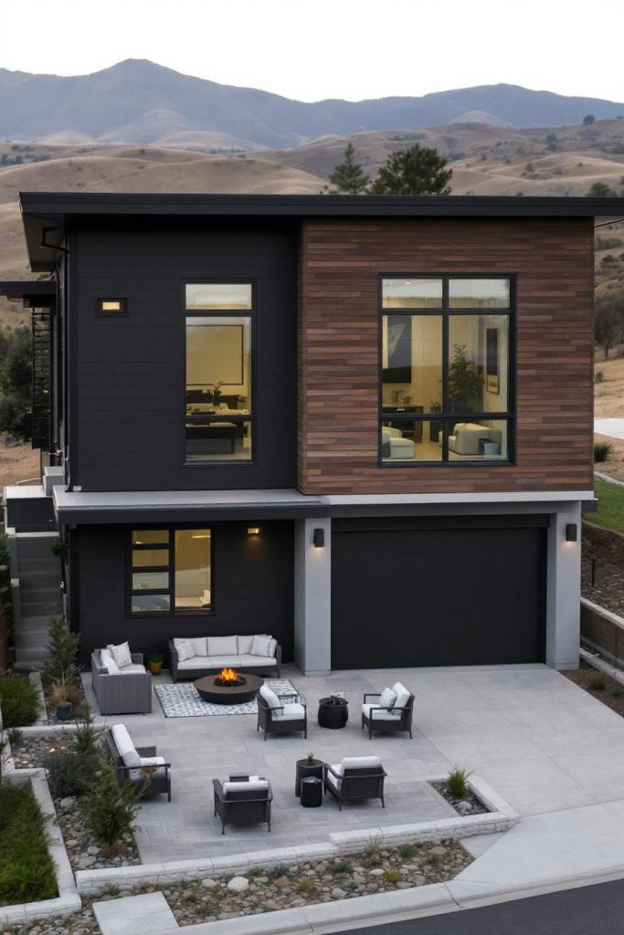 34 Dark House Exterior Designs Wrapped in Deep Rich Tones