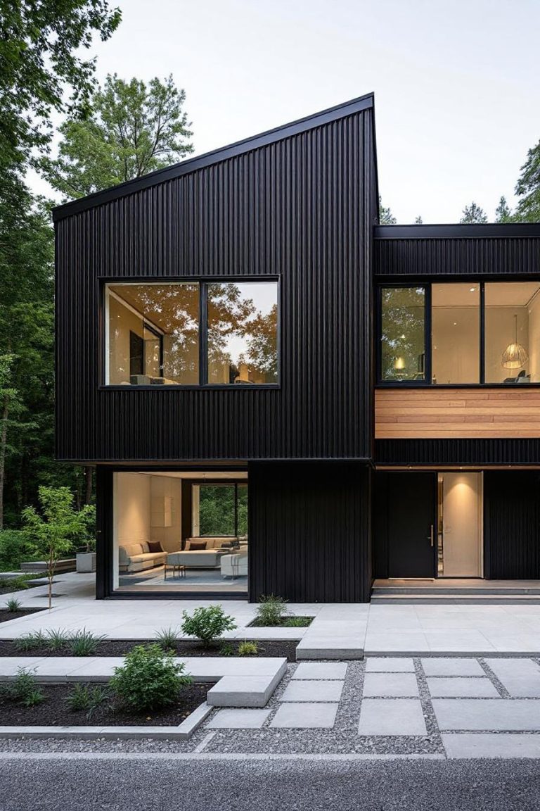 34 Dark House Exterior Designs Wrapped in Deep Rich Tones