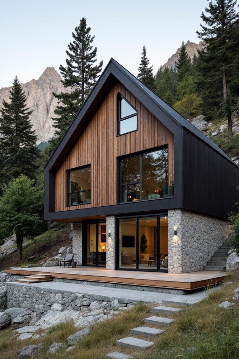 32 Mountain Side Homes Built Into Majestic Slopes