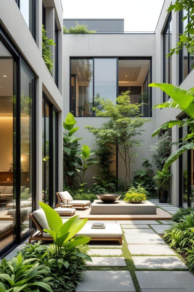 33 Central Courtyard Designs for a Calm Inner Sanctuary