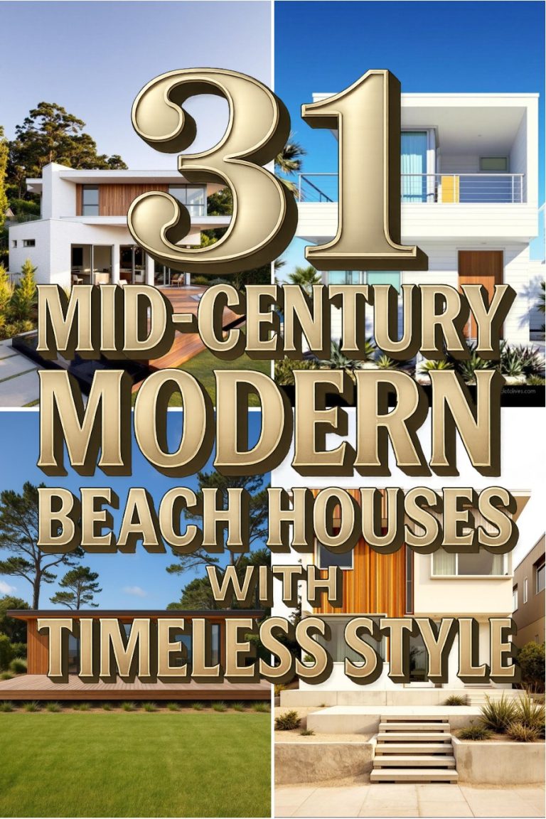 31 Mid-century Modern Beach Houses with Timeless Style