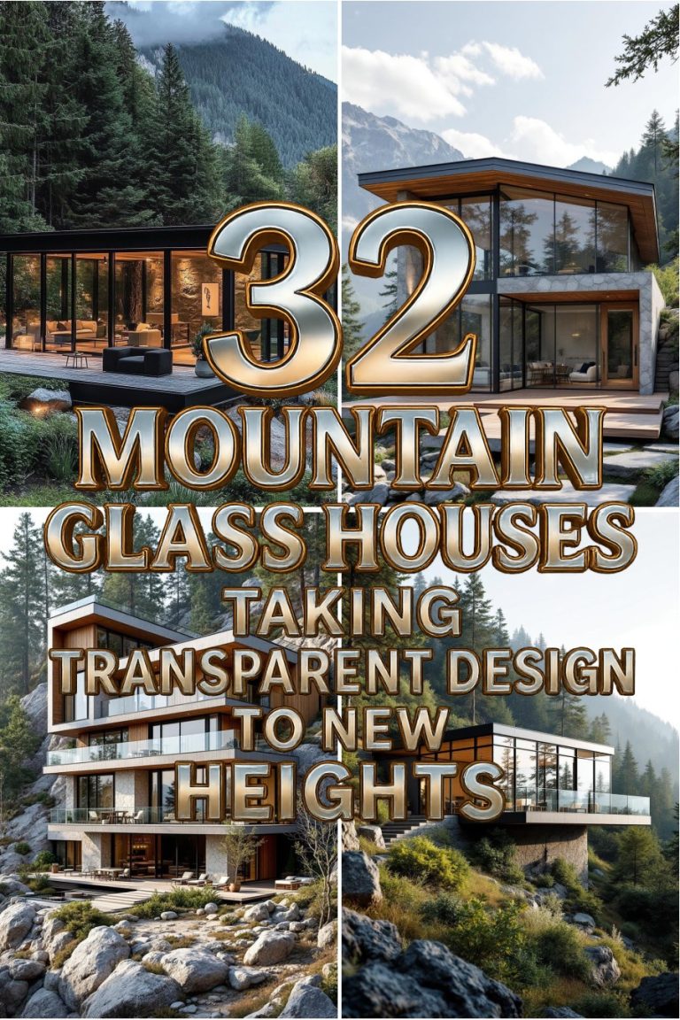 32 Mountain Glass Houses Taking Transparent Design to New Heights