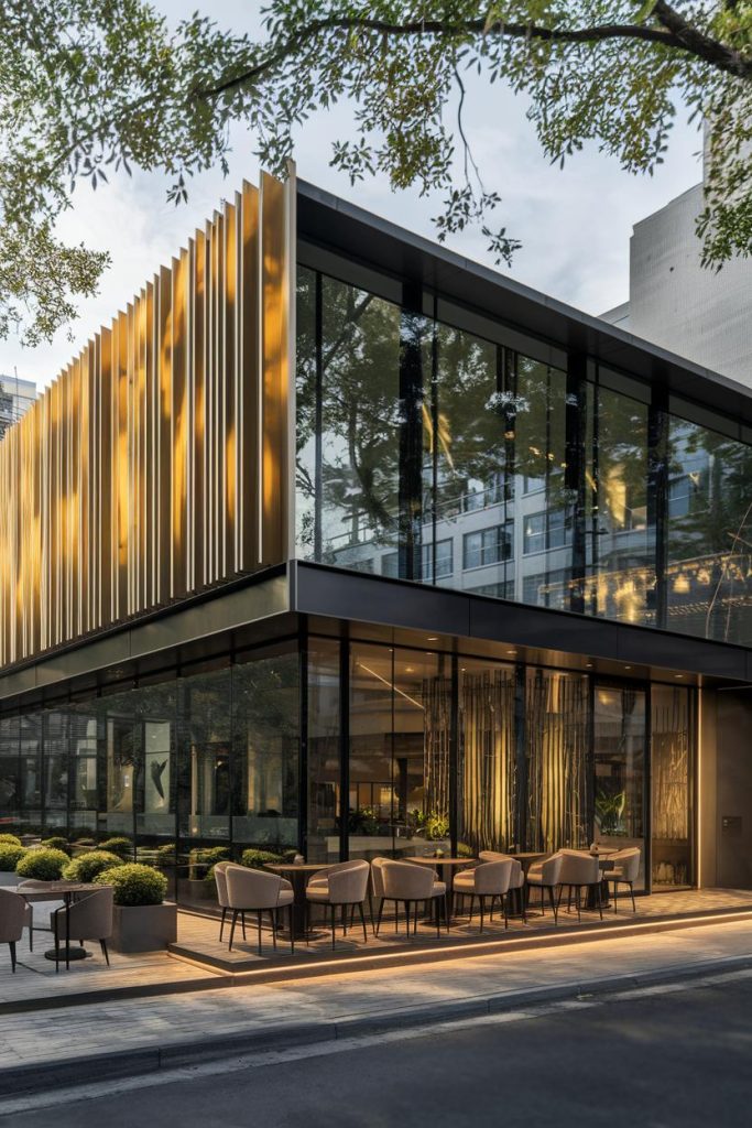 41 Eye-Catching Commercial Exterior Designs That Make a Statement