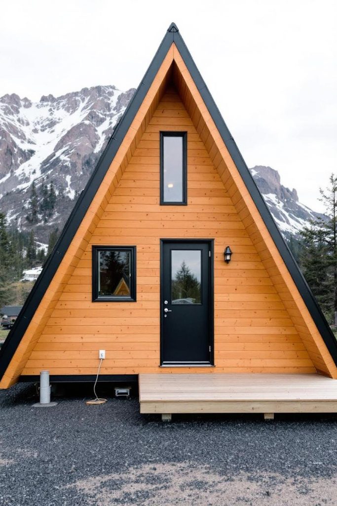 13 Modern Tiny A-frame Houses with Big Personality