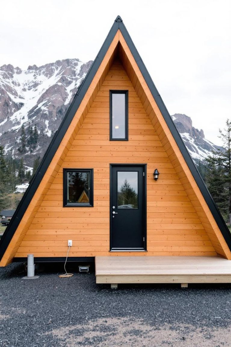 13 Modern Tiny A-frame Houses with Big Personality