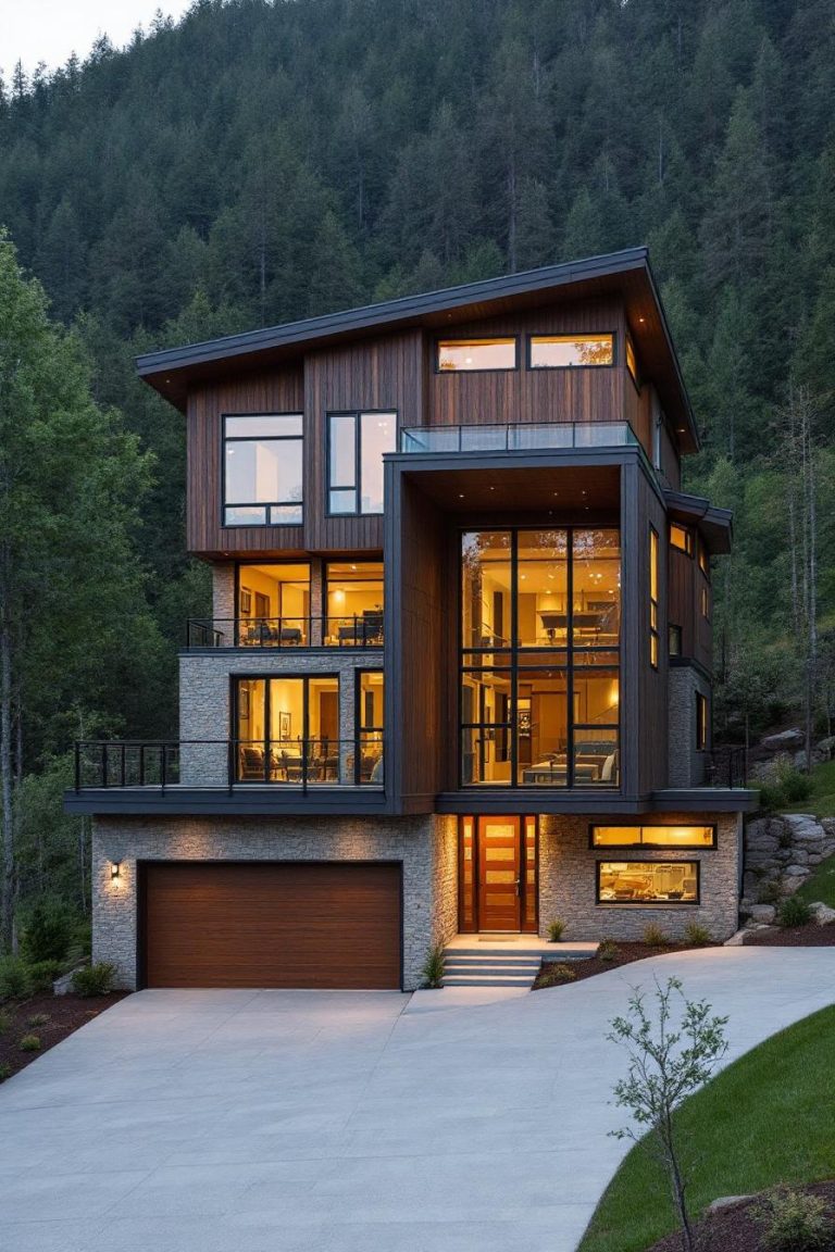 32 Mountain Side Homes Built Into Majestic Slopes