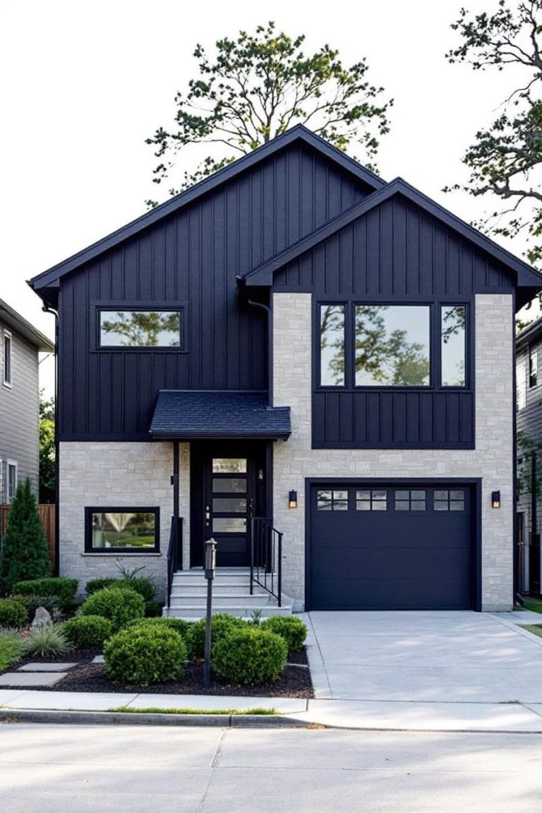 34 Dark House Exterior Designs Wrapped in Deep Rich Tones