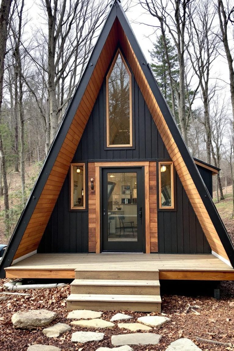 13 Modern Tiny A-frame Houses with Big Personality